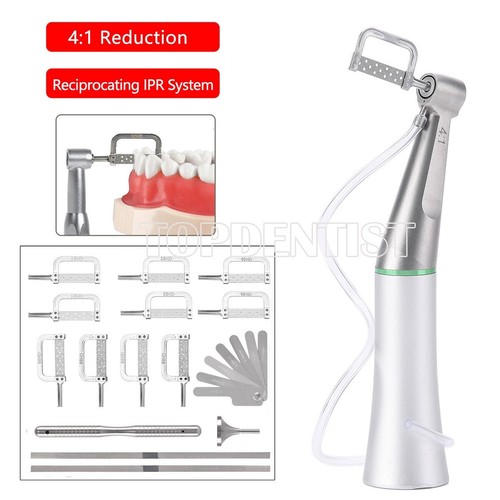 Dental 4:1 Reduction IPR Interproximal Contra Angle StrippingHandpiece ...