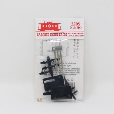 Caboose 220S Ground Throw Sprung 0.170" Travel SPDT N HO Scale Model ...