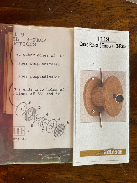 GC LASER HO SCALE CABLE REELS ( 1119) Empty | eBay