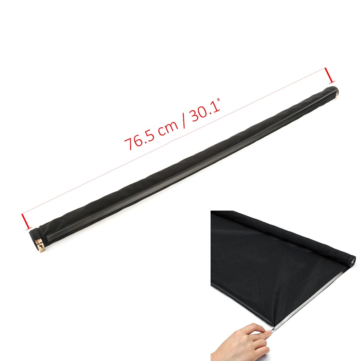 Window Blind Sunroof Sun Visor Four Gliders 1K9877307B Black for Audi ...