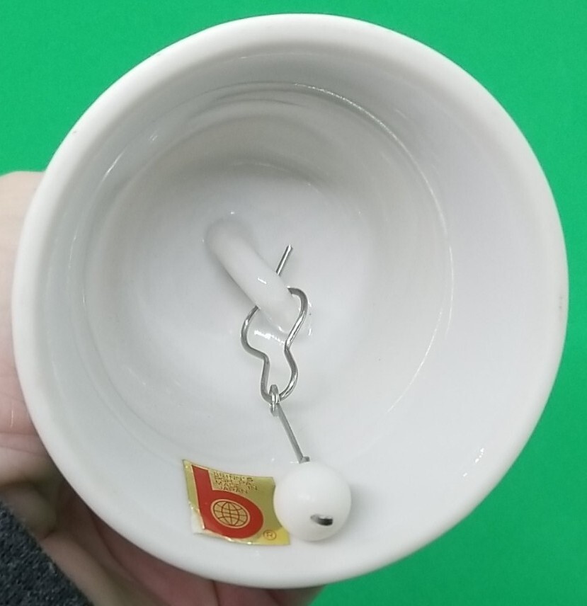 VINTAGE BRINN'S HAPPY ANNIVERSARY ROSE PORCELAIN BELL | eBay