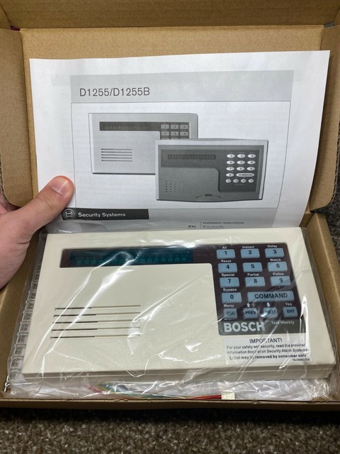 Bosch D1255 Alpha Numeric VFD Keypad Command Center for sale online | eBay