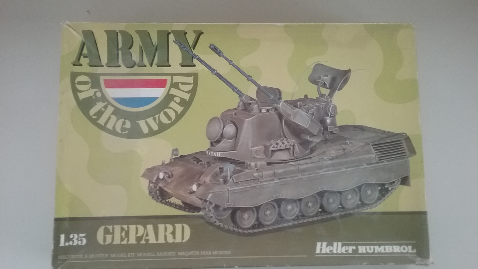 Flakpanzer Gepard 1 35 Plastic Model Kit Heller Humbrol #81127 for sale ...