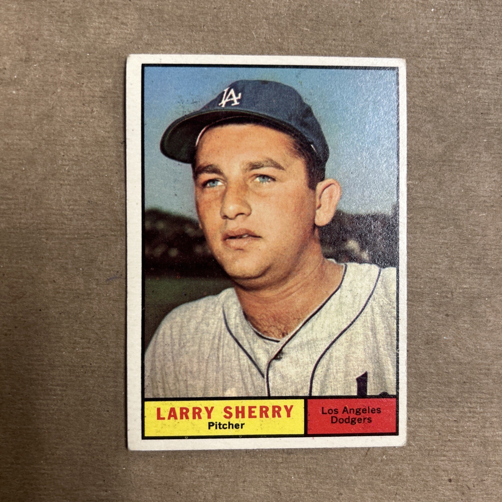 1961 Topps Baseball Larry Sherry Los Angeles Dodgers Card #412 | eBay