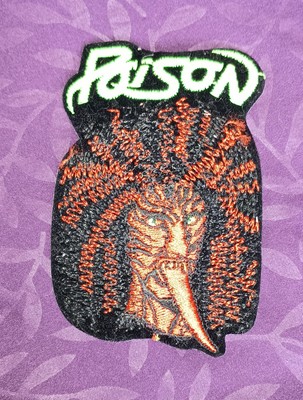 POISON PATCH OPEN UP SAY AH EMBROIDERED SEW/ IRON ON FREE SHIPPING NO ...