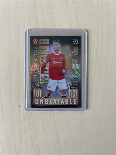 2021 Topps Match Attax Cristiano Ronaldo 100 Club Unbeatable | eBay