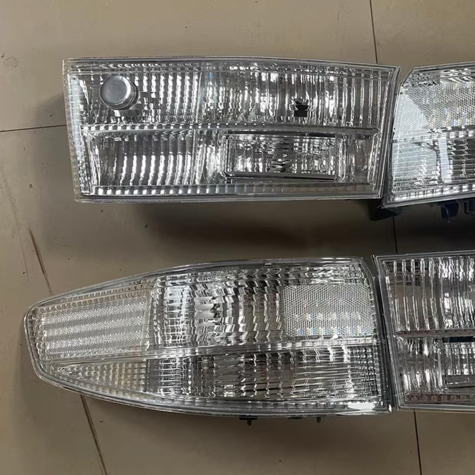 For Accord Sedan 2003-05 Crystal Clear Lens Brake Tail Light Cover Turn ...