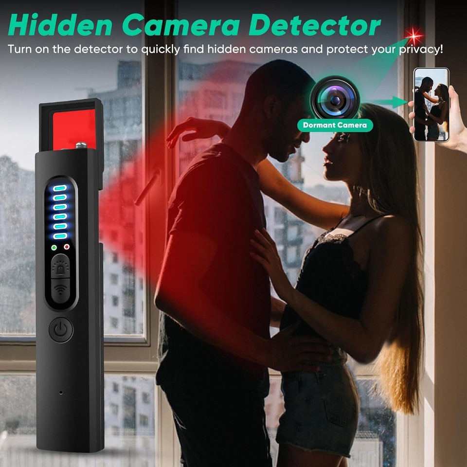 Portable Hidden Camera Detector Finder Bug GPS Tracker Scanner Device ...