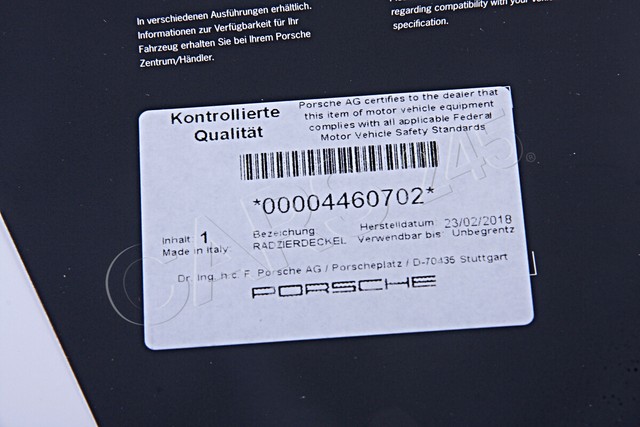 OEM Porsche 00004460702 Wheel Center Cap Kit 4 Pcs for sale online | eBay