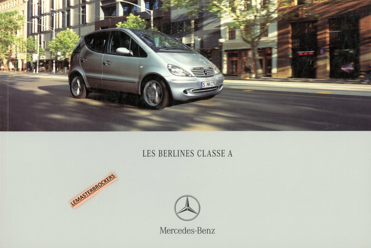 Mercedes Benz classe A A140 A160 A170 CDI A190 Brochure Catalogue PUB ...