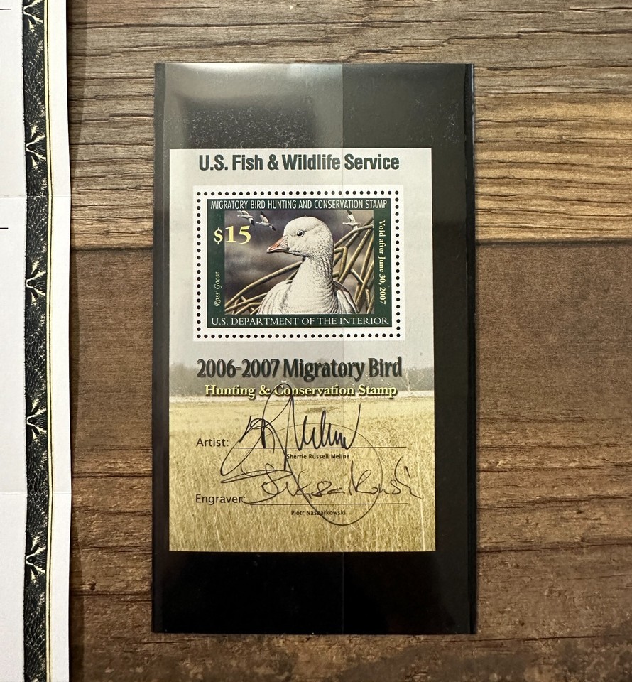 WTDstamps - #RW73B 2006 - Federal Duck Stamp - MNH **2 Signatures** PSE ...