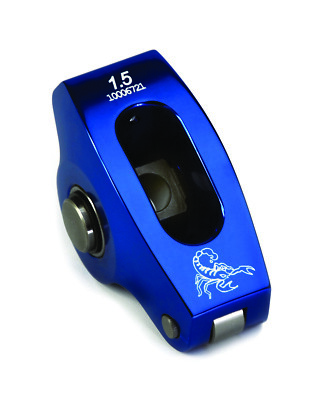 Scorpion Racing 1011 1.5 SBC 7/16 .150 Offset Blue Race Rocker Arms ...