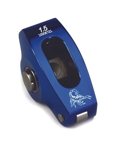 Scorpion Racing 1011 1.5 SBC 7/16 .150 Offset Blue Race Rocker Arms ...