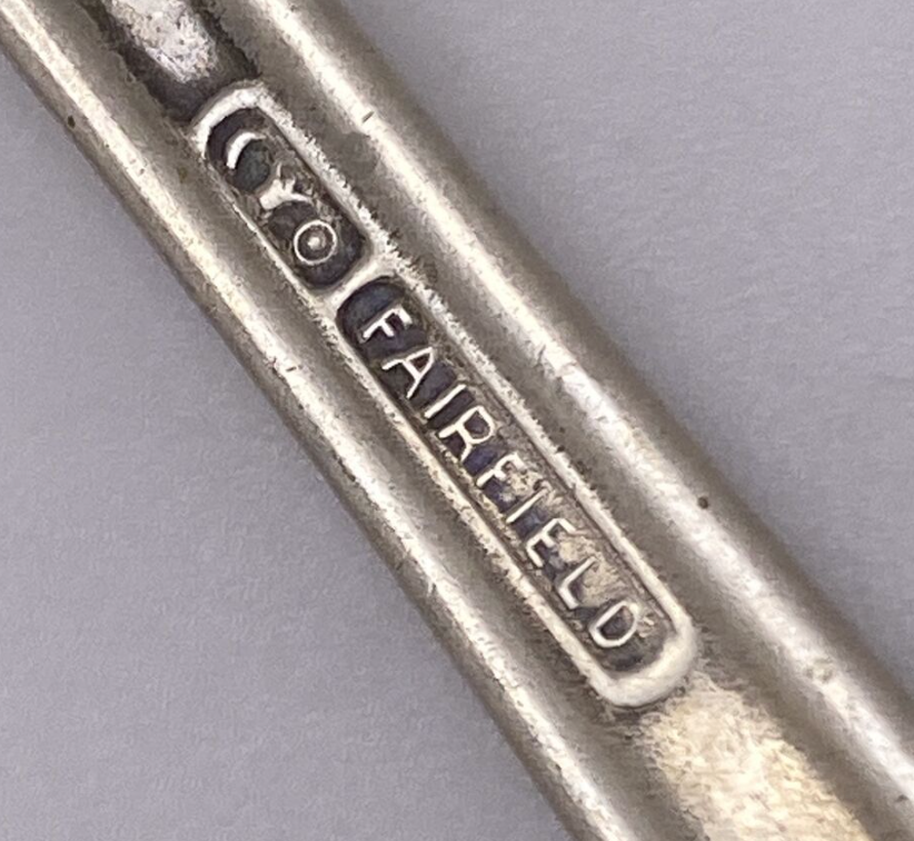 Fairfield 1915 Silver Plated Alpha Fork | eBay