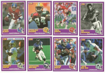 1989 Score Supplemental Complete Team Set from Factory Set Rookie Card ...