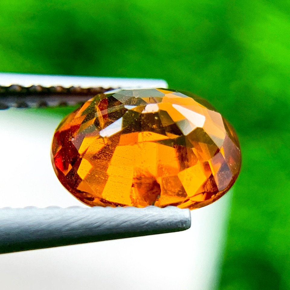 Spessartite Garnet 1.94ct Natural Loose Gemstone Mandarin Orange Oval ...