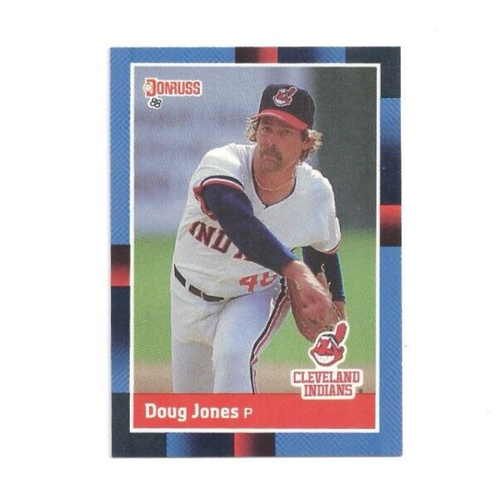 MLB 1988 Donruss DOUG JONES #588 Rookie Card Cleveland Indians | eBay