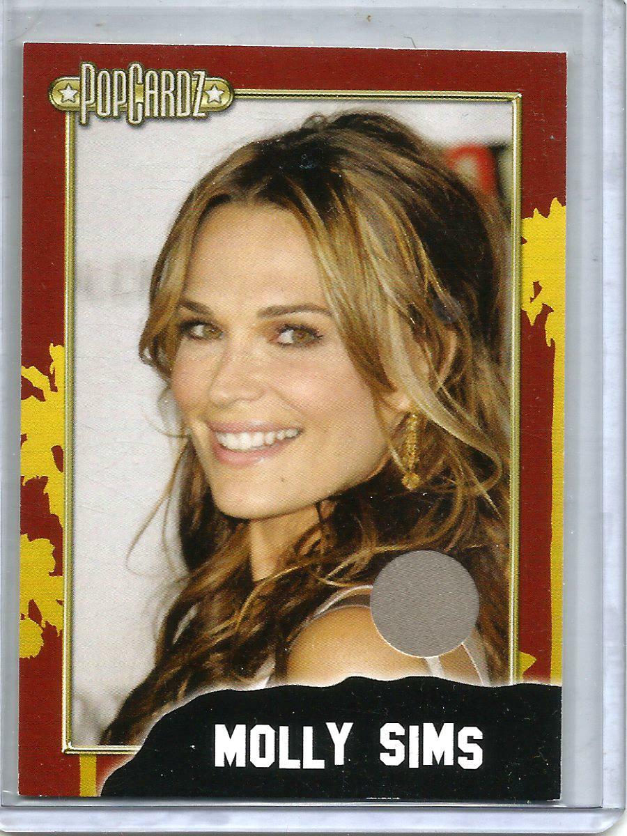 Molly Sims 2008 PopCardz Authentic Worn Memorabilia Trading Card | eBay