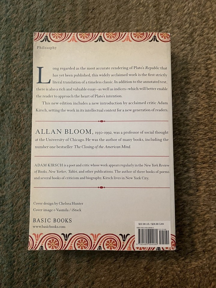 The Republic of Plato by Adam Kirsch (2016, Trade Paperback, Enlarged ...
