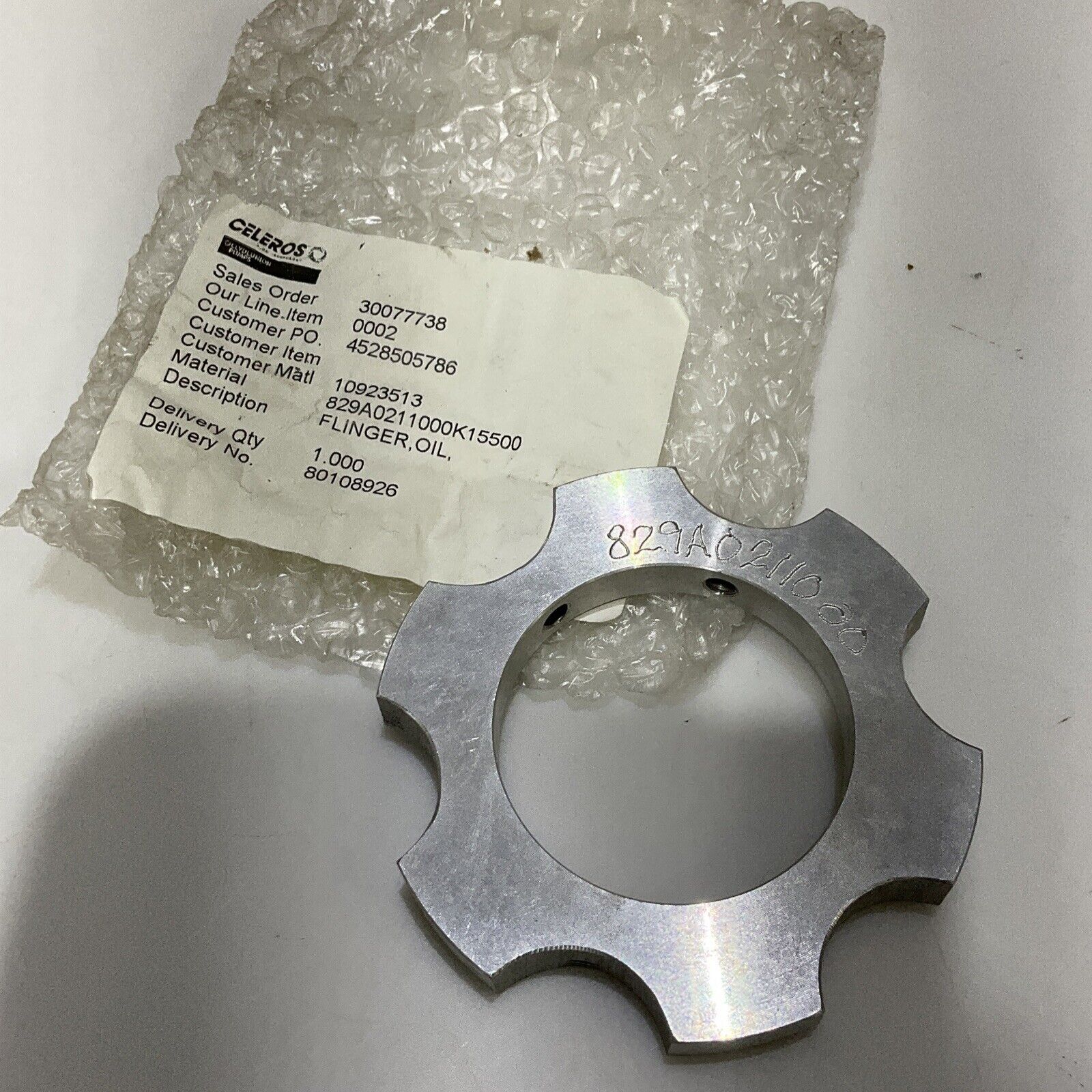 CELEROS UNION PUMP 829A0211000K15500 OIL FLINGER 678 | eBay