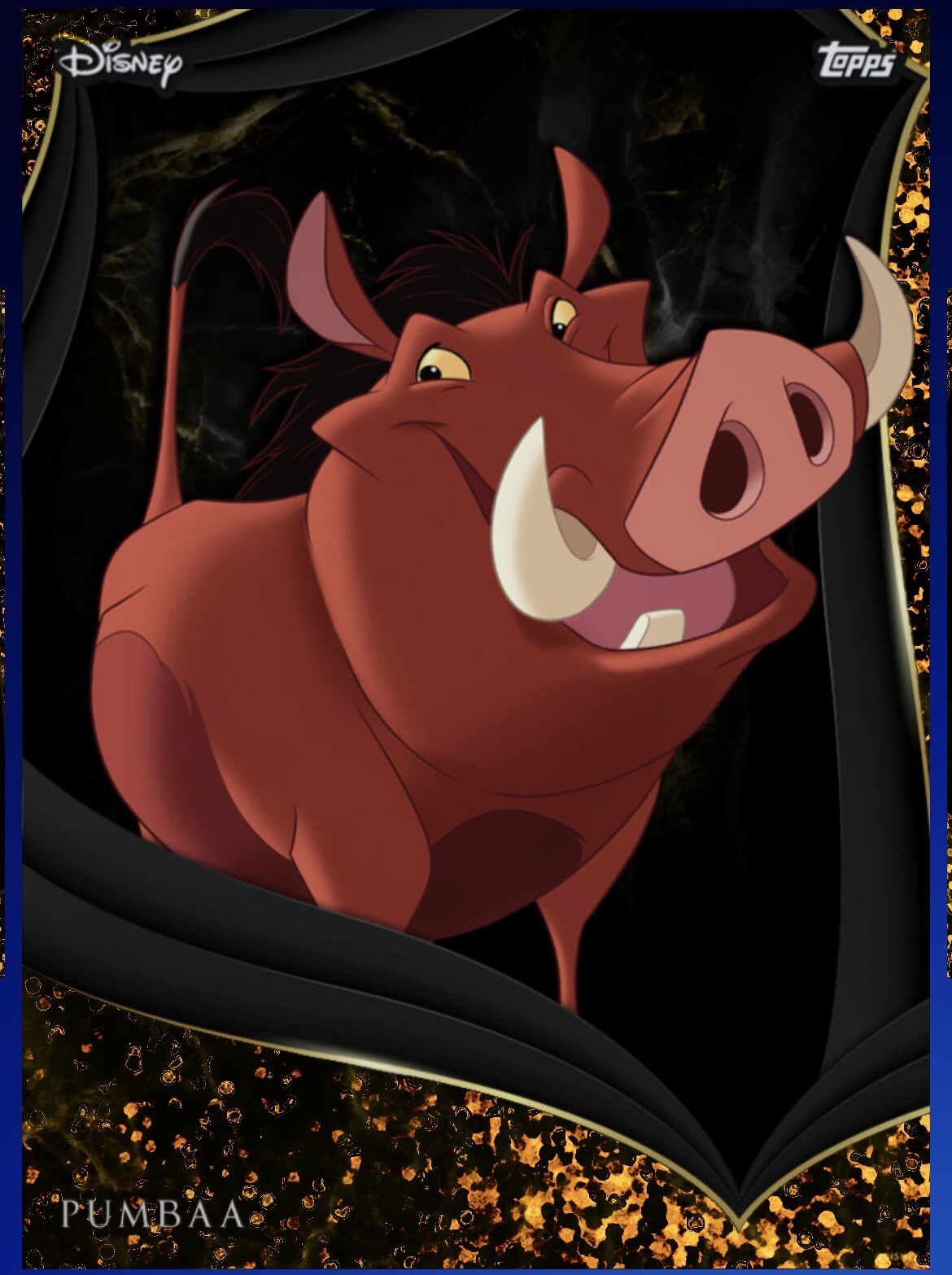Topps Disney Collect! EPIC Black Friday PUMBAA GOLD SPECKLE Digital ...