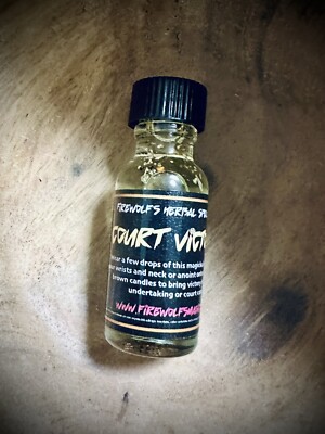 Court Victory Spell Oil - Handmade, Organic, Witchcraft, Hoodoo, Wicca ...