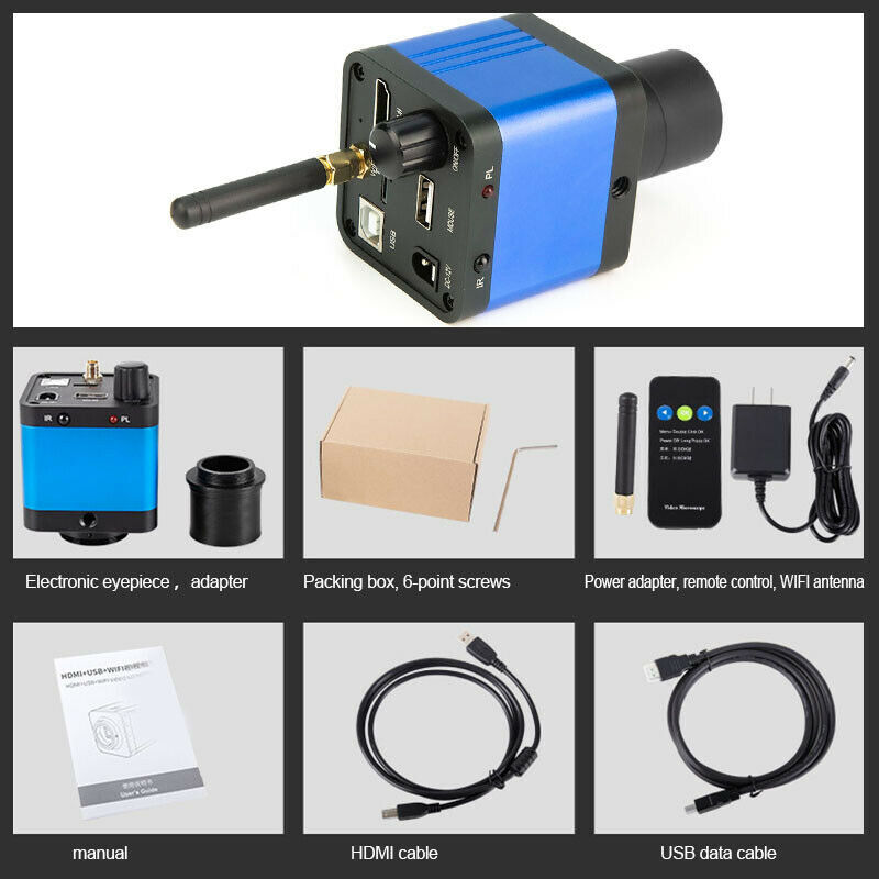 16MP HDMI Wifi USB Wireless Astronomical Telescope Camera Electronic ...
