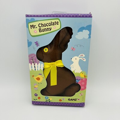 GANZ Mr. Chocolate Bunny - Easter Plush Stuffed Animal Original Box | eBay