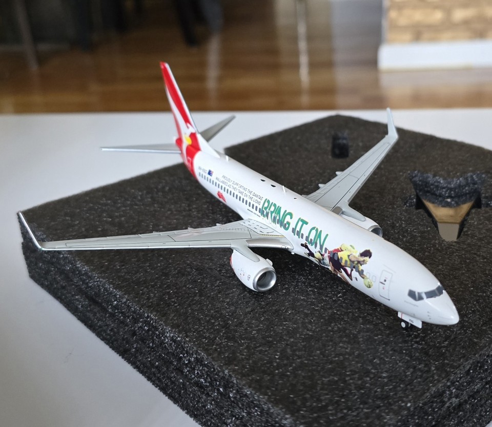 1:200 Gemini Qantas Boeing 737 -800 diecast Model - Bring It On | eBay