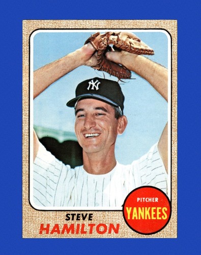 1968 Topps Set-Break #496 Steve Hamilton NR-MINT *GMCARDS* | eBay