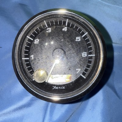 FARIA BOAT 4" TACHOMETER GAUGE 7000 RPM 490 | eBay