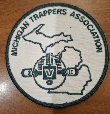 Michigan Trappers Association Vintage Outdoor Patch NTA | eBay
