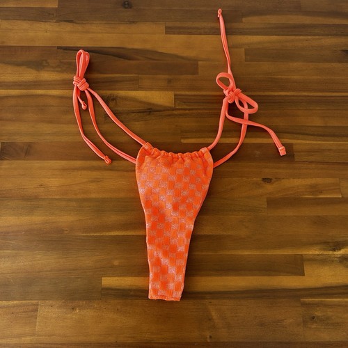 Sparkly Orange Micro Coverage Bikini Bottom | eBay