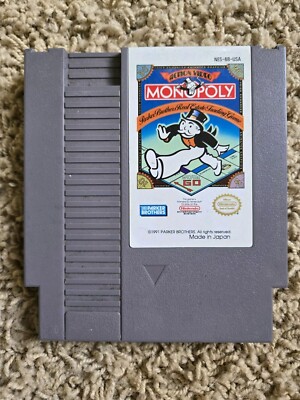 MONOPOLY (Nintendo NES) Game Cartridge Only Tested Working | eBay