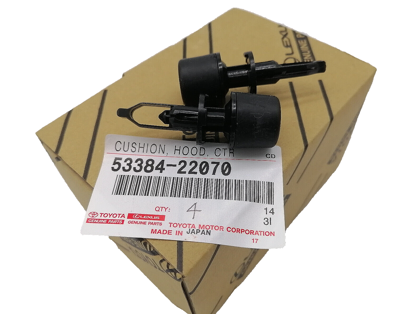 SET 2PCS NEW GENUINE FOR LEXUS HOOD BUMPER CUSHION STOP STOPPER BUFFER ...