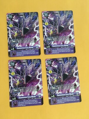 4x Rasenmon Fury Mode BT8-081 U (Playset) Digimon CCG | New Awakening ...