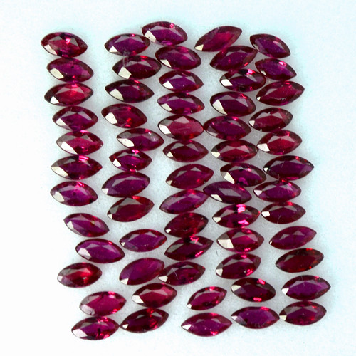 Natural Top Quality Red Ruby Marquise Cut Lot Loose Gemstone Offer ...