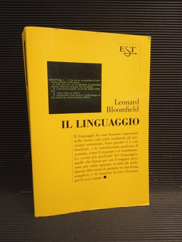 Il linguaggio - Leonard Bloomfield - 1993 EST 9788842803256 | eBay