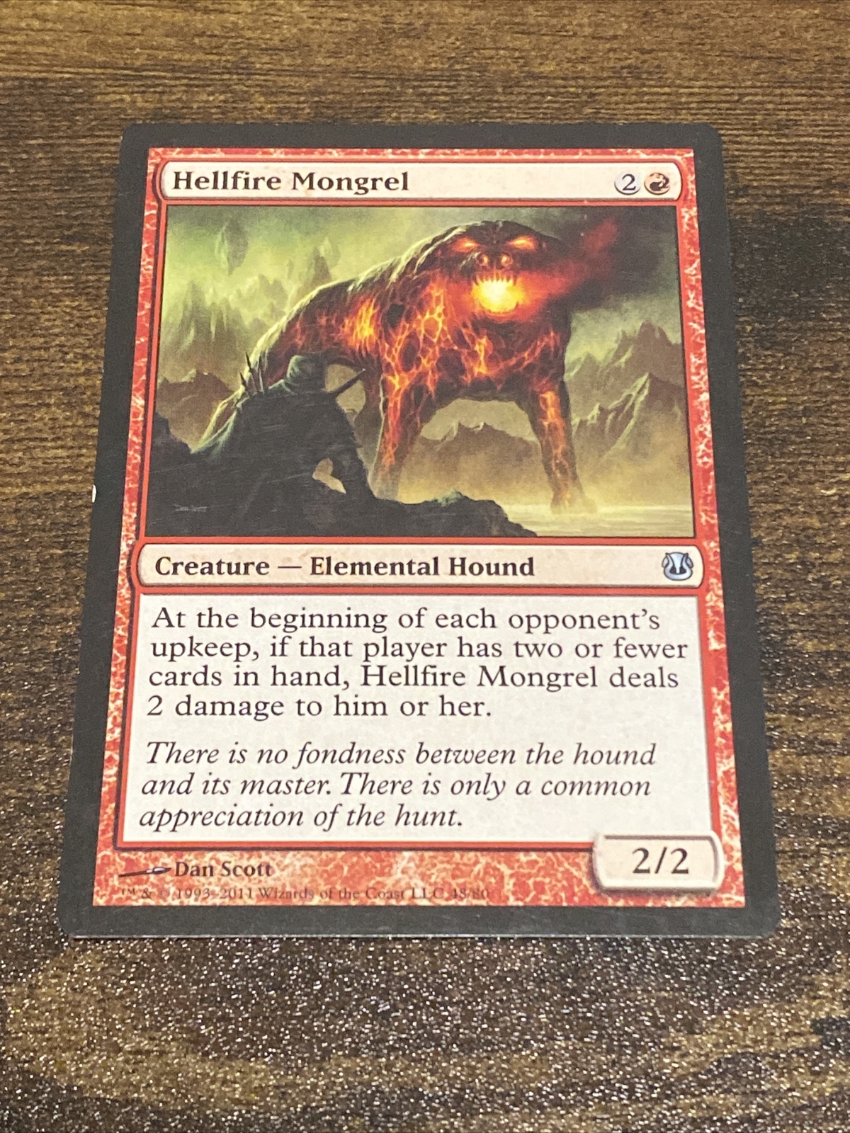 Hellfire Mongrel 48/80 Ajani vs Nicol Bolas MTG Magic the Gathering ...