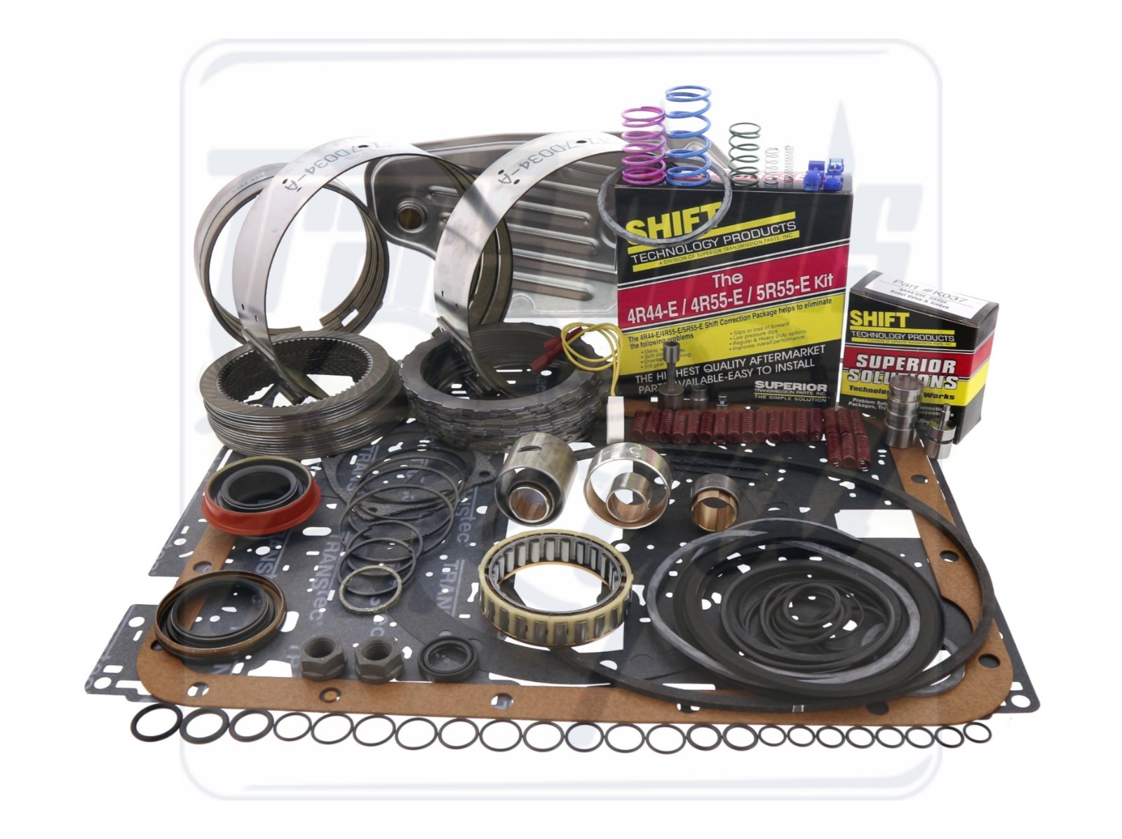 Fits Ford 4R44E 5R44E 5R55E 2WD Transmission DLX Level 2 Rebuild Kit ...