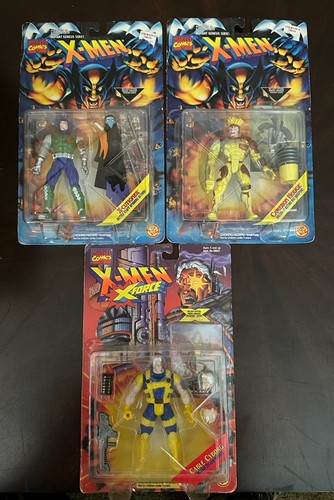 3 Unopened, New Marvel Toys 1995 X Men Action Figures! C.Cyborg & C ...