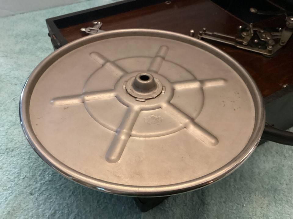 Vintage Garrard Portable Crank 78rpm Phonograph/Gramophone For Parts Or ...