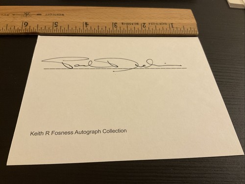 Paul Dicken signed card - Indians debut 1964 | eBay