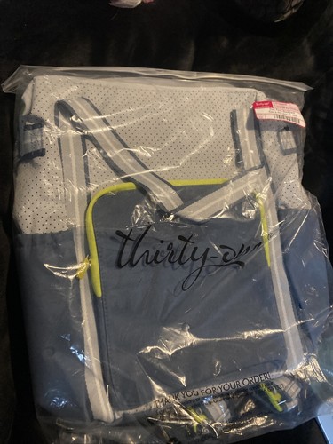 thirty-one Day Away Backpack Soft Blue Colorblock Purse Tote Handbag ...