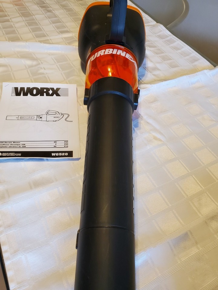 WorX WG520 Turbine Electric Corded Leaf Blower | eBay