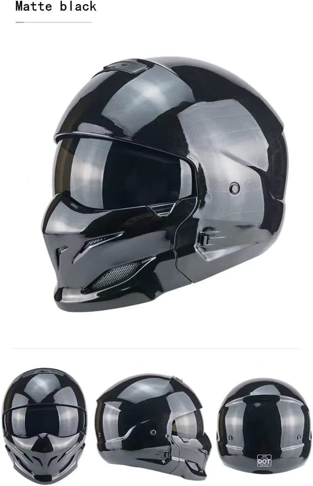 Modular Helmets Open Face Full face Motorcycle Helmet Scooter DOT ...