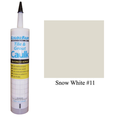Colored Caulk to Match Custom Building Products Grout Color - Sanded or ...