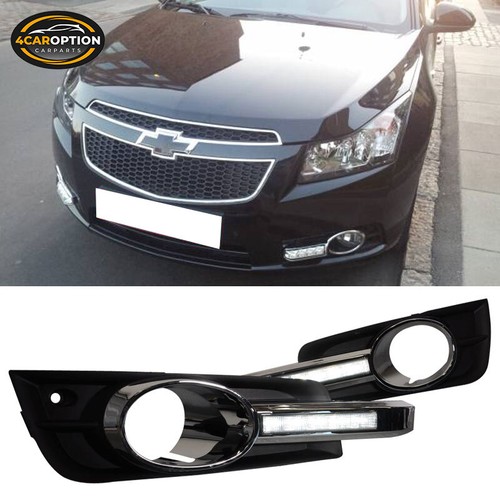 Fits 09-12 Chevy Cruze LED DRL Daytime Running Light Driving Fog Lights ...