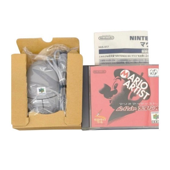 Nintendo Mario Artist Paint Studio Mouse Set 64DD N64 Disk Drive USED ...