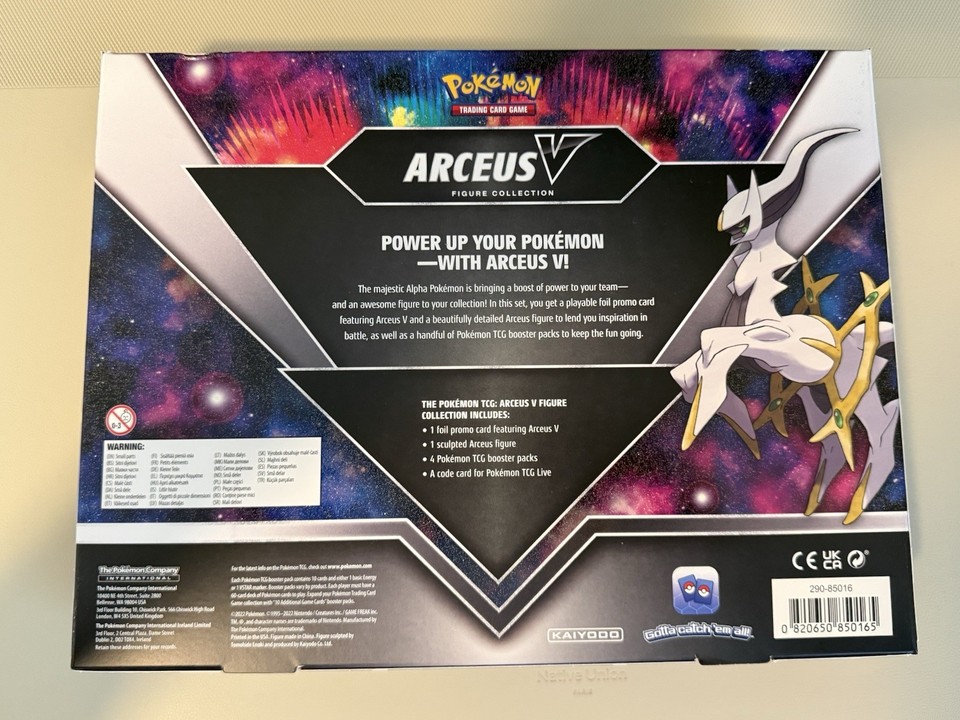 Pokemon TCG - Arceus V Figure Collection Box - New & Sealed. Pokemon ...